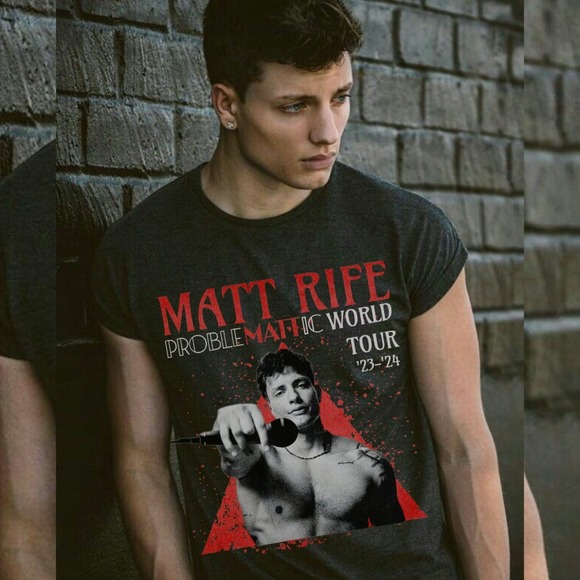 Tops | Matt Rife Problemattic World Tour Shirt | Poshmark